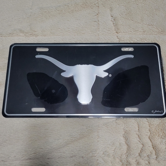 Game Day | Other | Ut Texas Longhorns License Plate Black Metal New ...